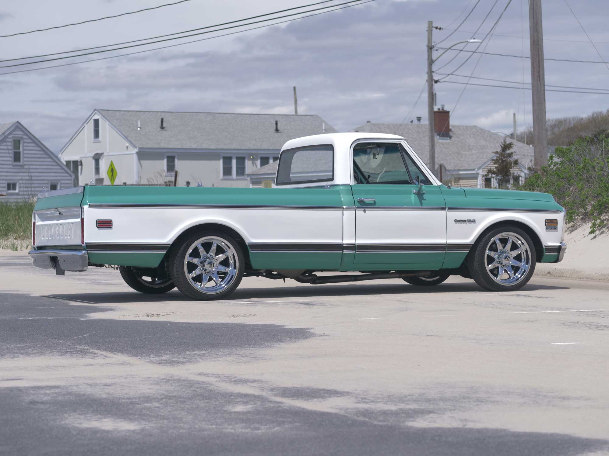 Lowered 1971 Chevrolet C20 - Hyannis Auto Accessories